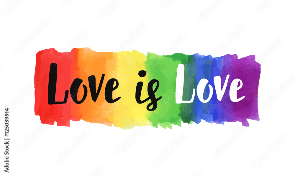 Love is love Stock Vector | Adobe Stock