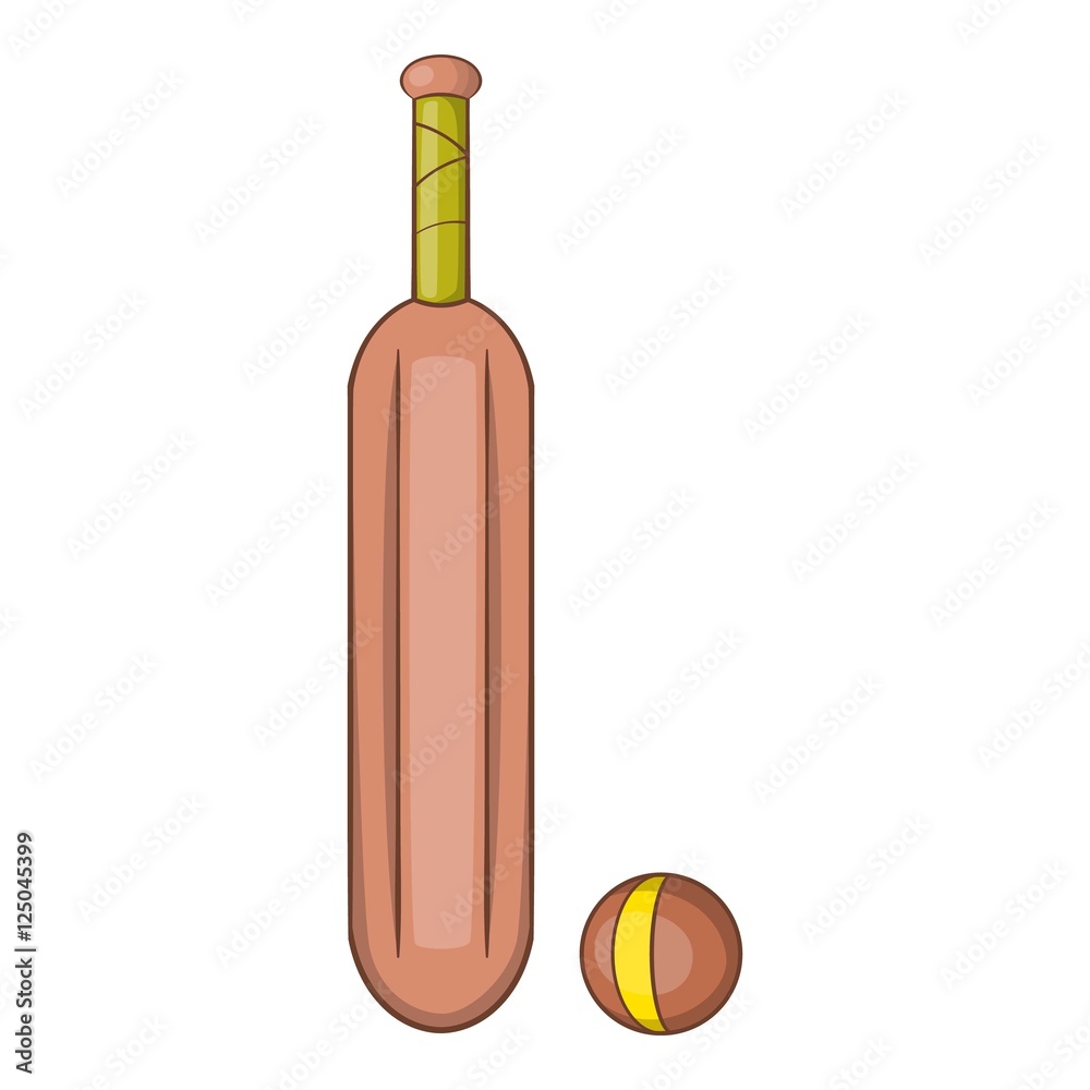 Australia cricket icon. Cartoon illustration of Australia cricket ...
