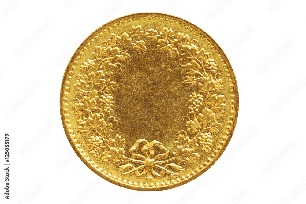 gold coin isolated on white background.. Stock Photo | Adobe Stock