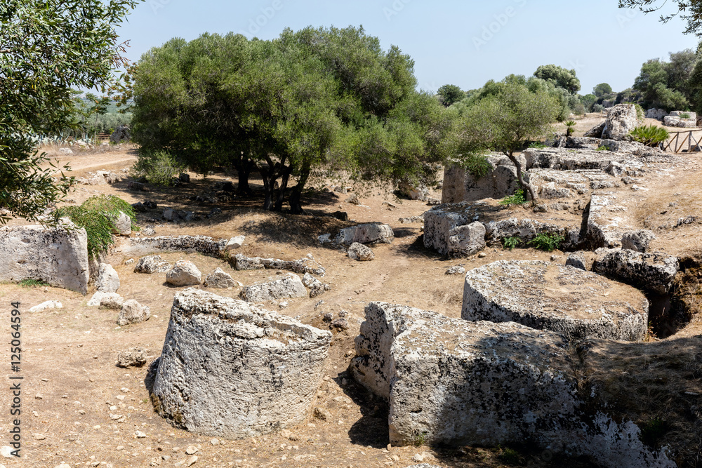 Cave di Cusa or Rocche di Cusa was an ancient stone quarry in Sicily ...