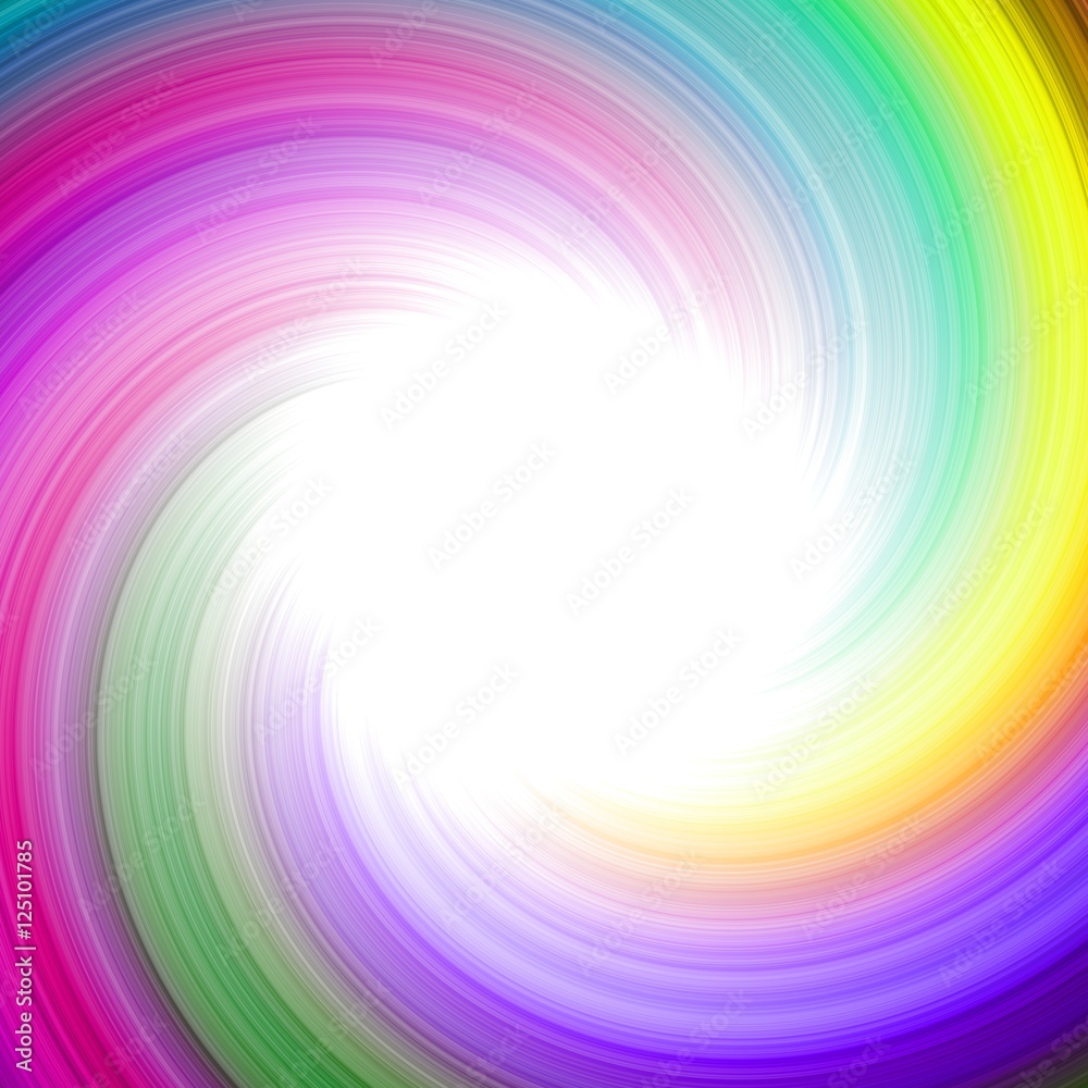 Beautiful rainbow swirl twirl motion sphere circle background Stock ...