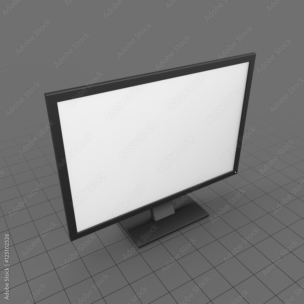Monitor 3x2 Stock 3D asset | Adobe Stock