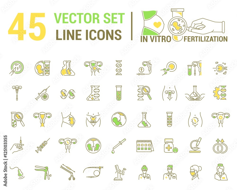 Vector graphic set. Silhouette, logo, icon, logo. Artificial ...