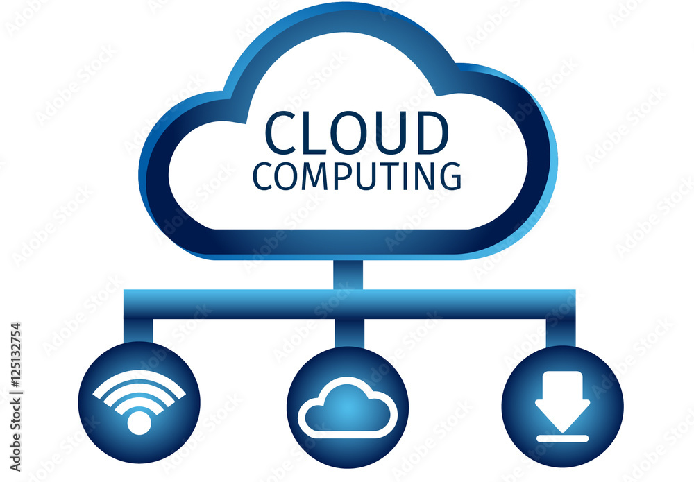 Flowchart Style Cloud Storage Infographic Stock Template | Adobe Stock