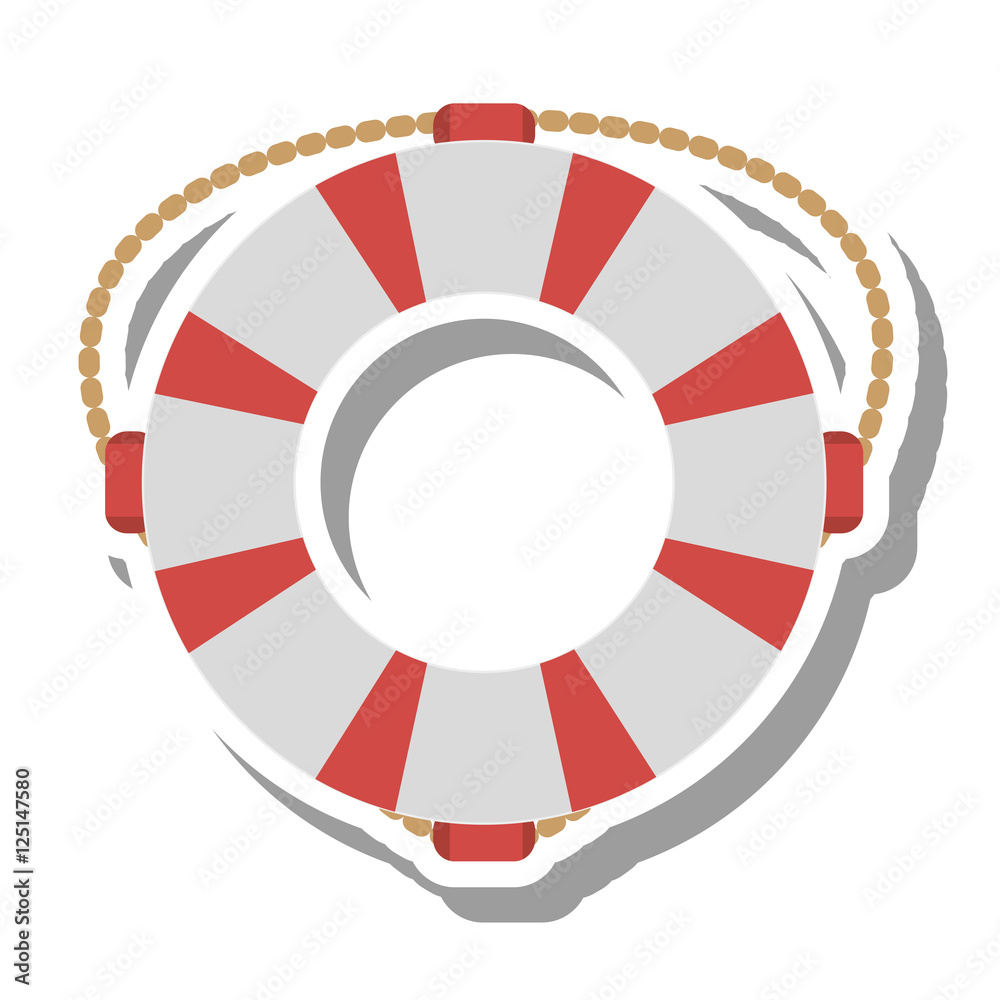 float lifeguard isolated icon vector illustration design Stock Vector ...