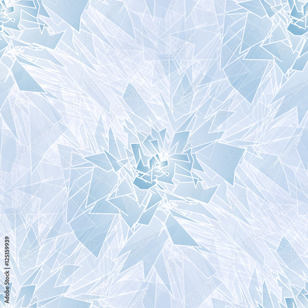 Vector ice background. Icy water pattern. Glass winter seamless ...