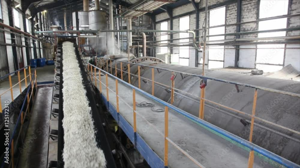 Processing Sugar Beet in Sugar Refinery.Industry exterior Pipeline ...