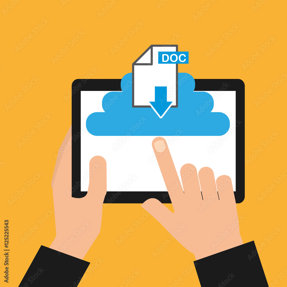 download digital data icons vector illustration design Stock Vector ...