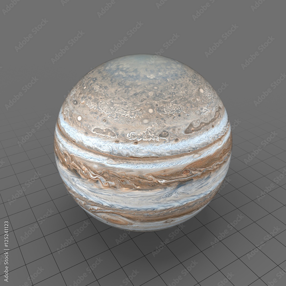 Planet Jupiter Stock 3D asset | Adobe Stock