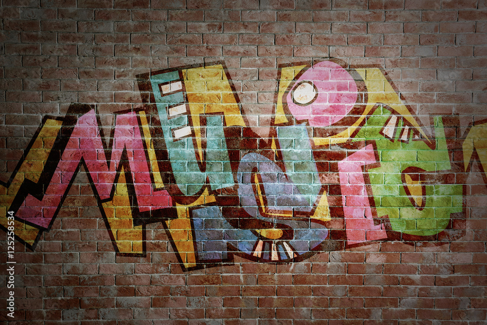 Music Graffiti Background