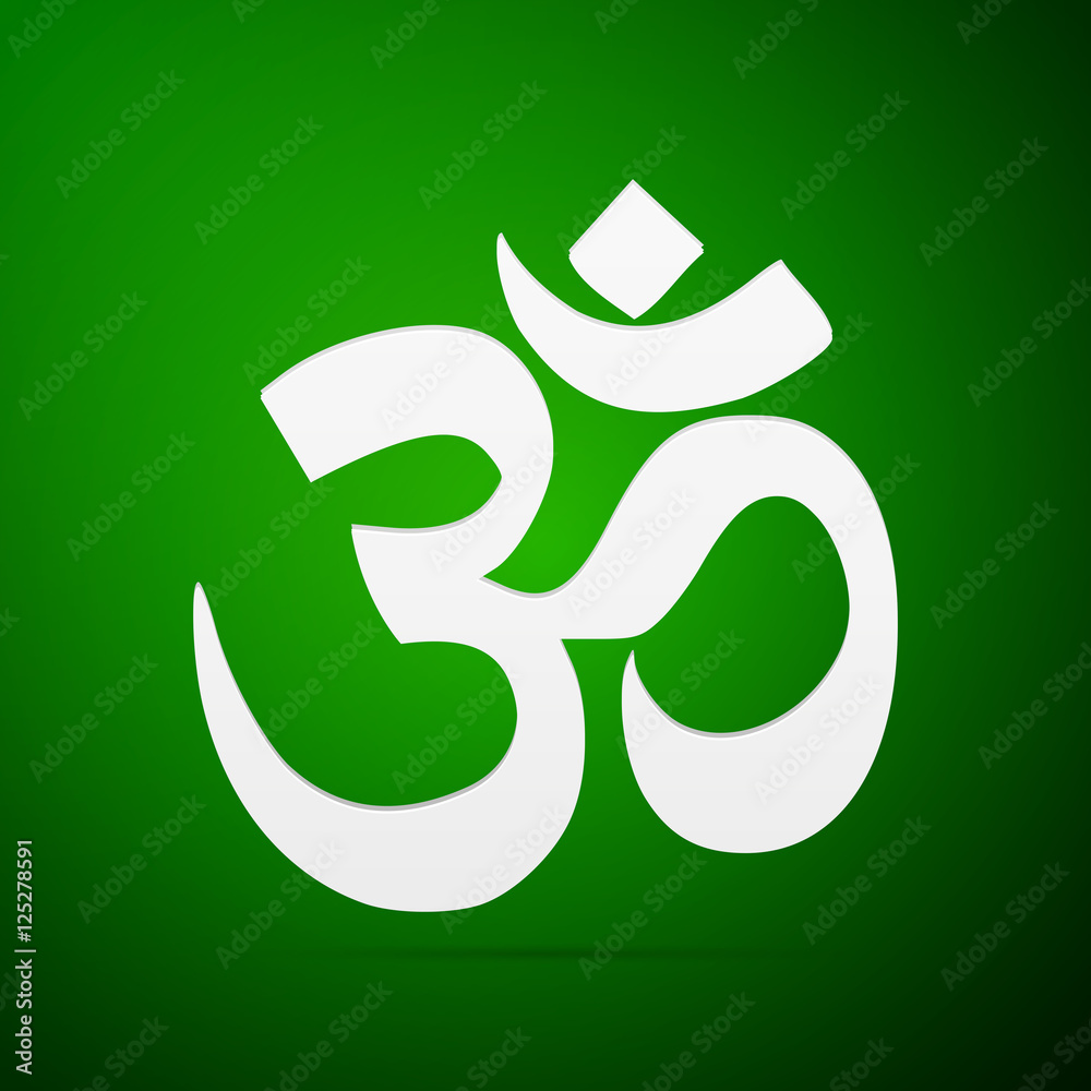 Buddhist Ohm Symbol