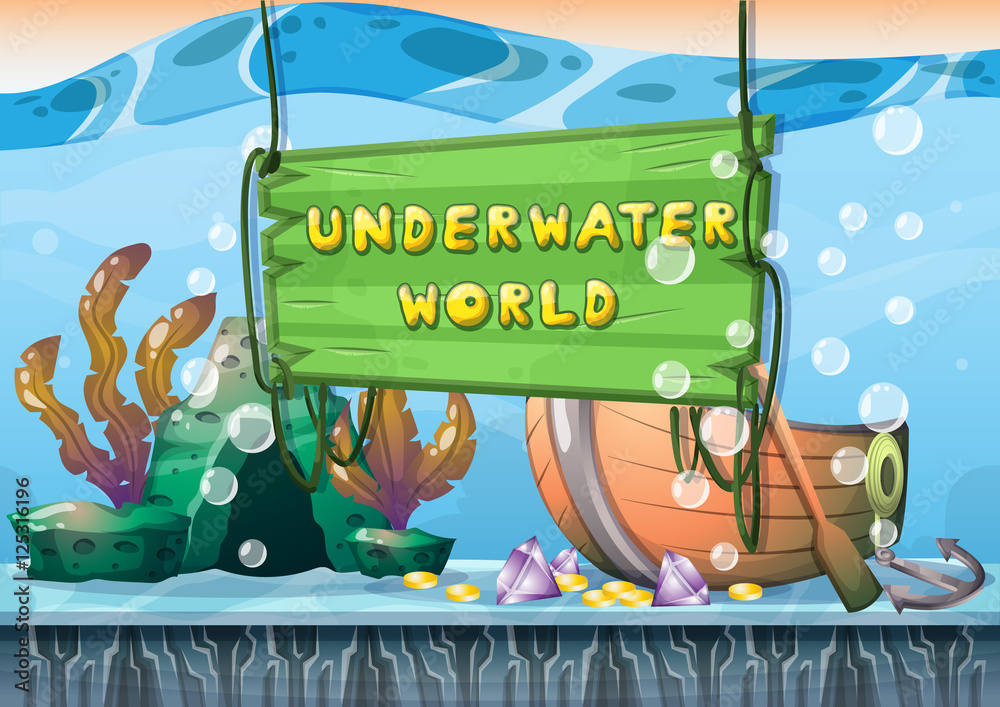 Underwater Game Background