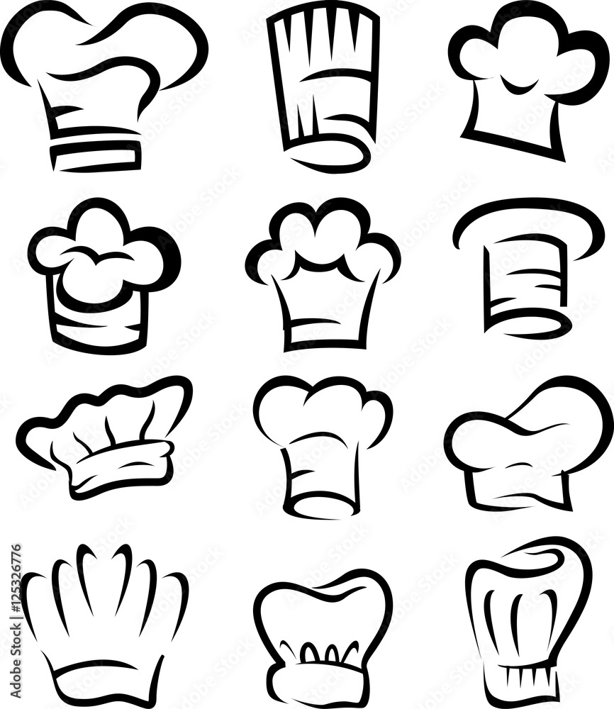 Poster collection of chef hat cartoon – Wall Art | UkPosters
