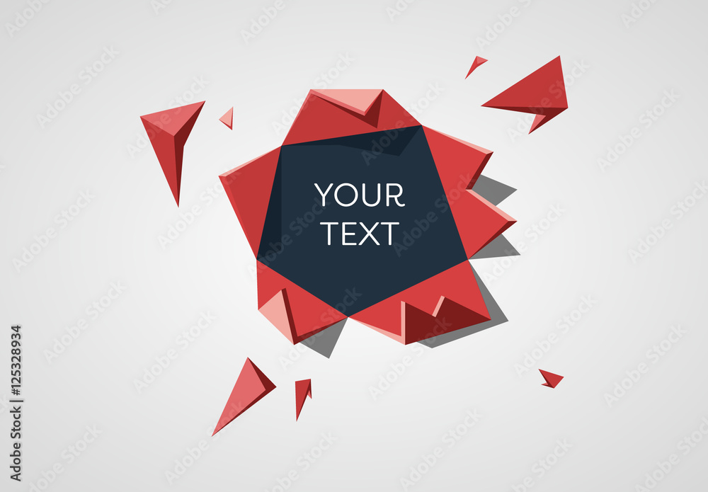 Abstract Paper Tear Flyer Layout Stock Template | Adobe Stock
