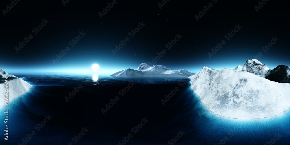 Environment map. HDRI map. Equirectangular projection. Spherical ...