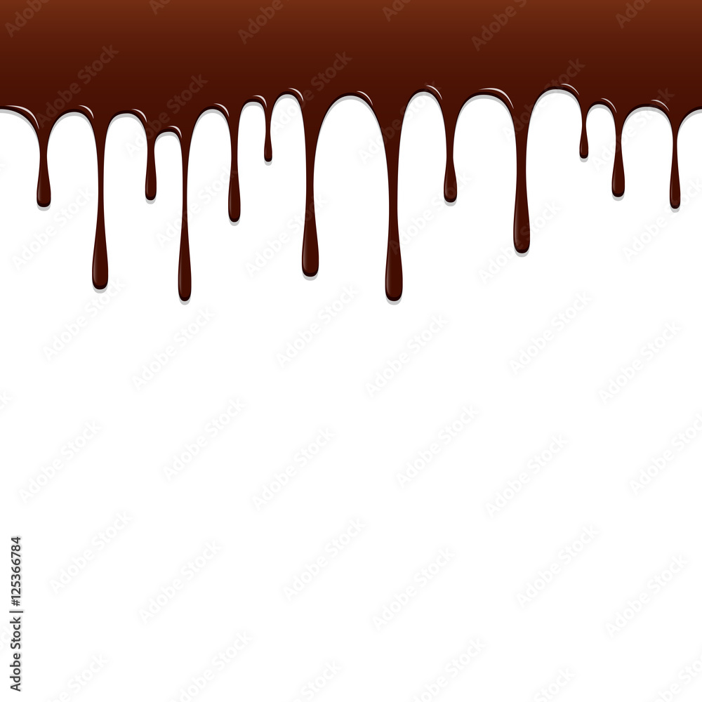 Dripping Chocolate Vector