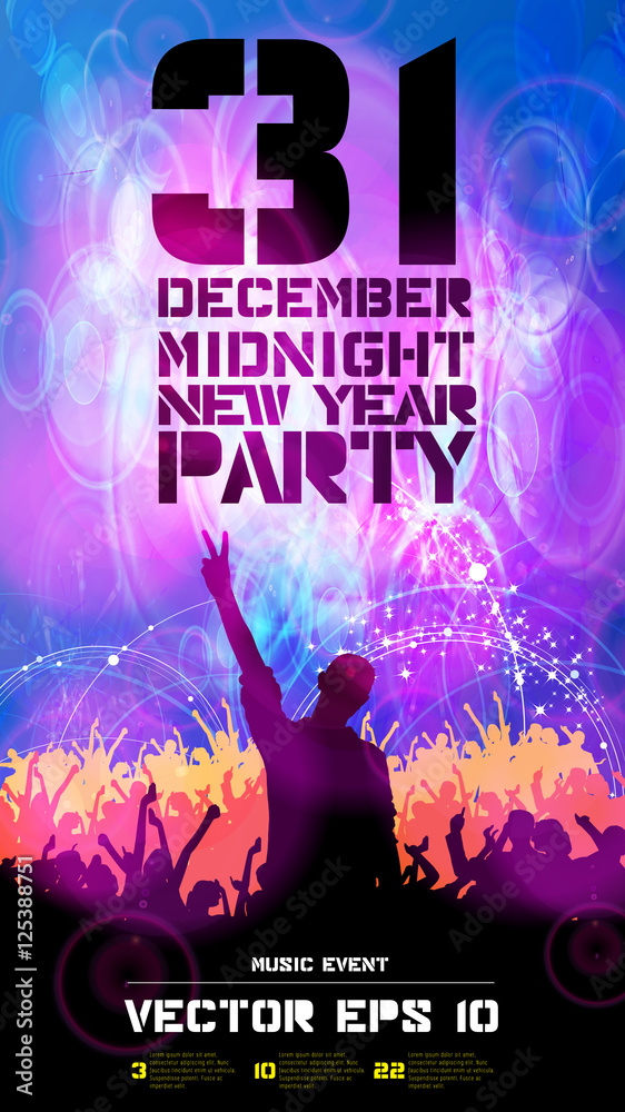 Music event illustration Stock Vector | Adobe Stock