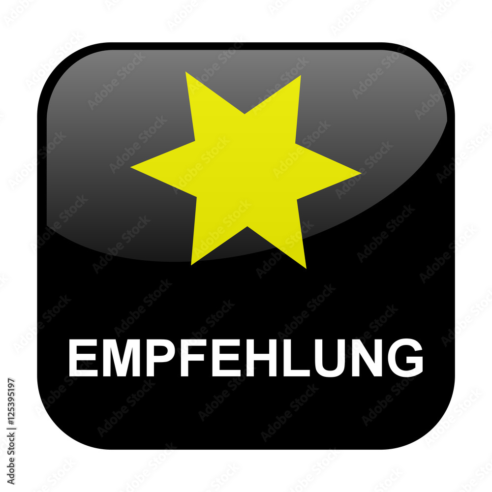 Schwarzer Button - Empfehlung Stock 일러스트레이션 | Adobe Stock