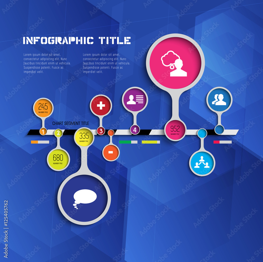 Vector of illustration infographic Stock Vector | Adobe Stock