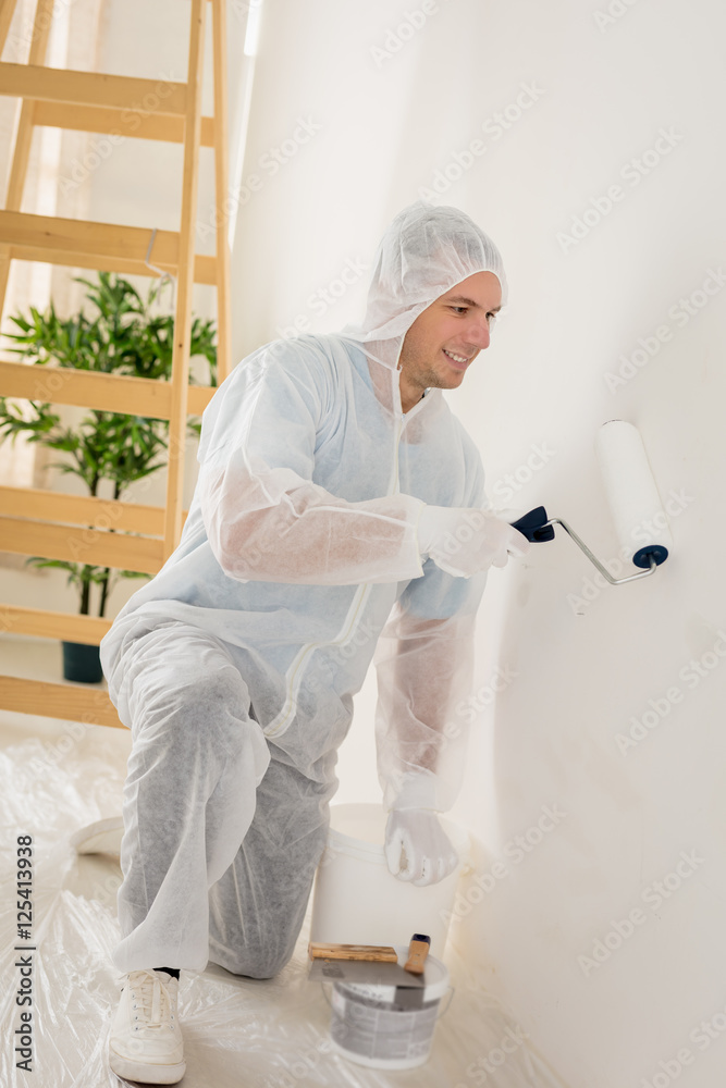 Whitewashing Wall Stock Photo | Adobe Stock