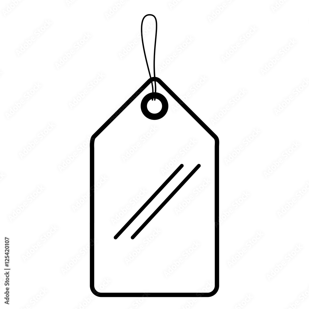 commercial tag hanging isolated icon vector illustration design Stock ...