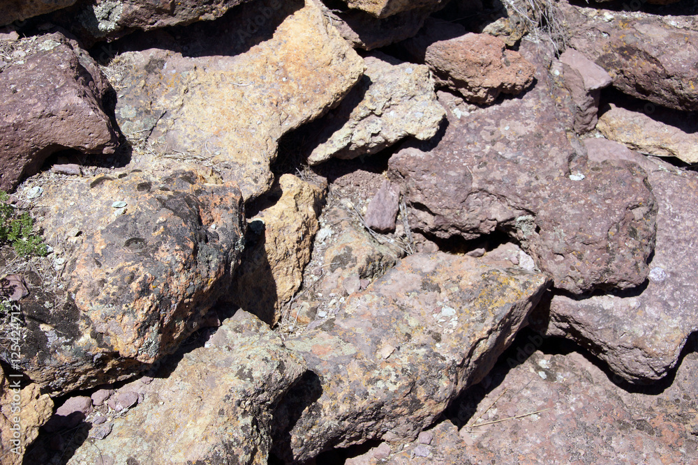 Details of volcanic tufa rhyolite rocks Stock Photo | Adobe Stock