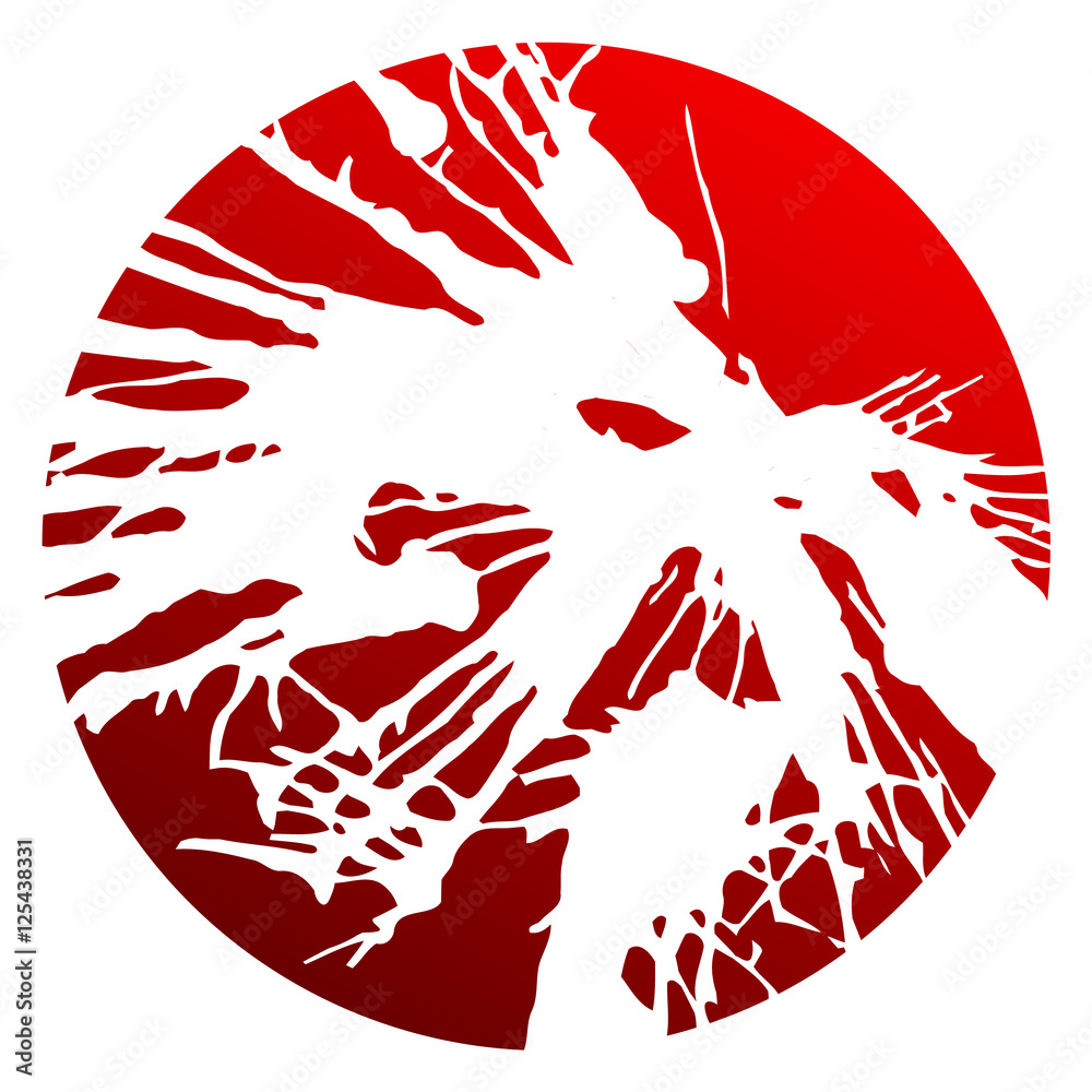 bloody circle Stock Vector | Adobe Stock