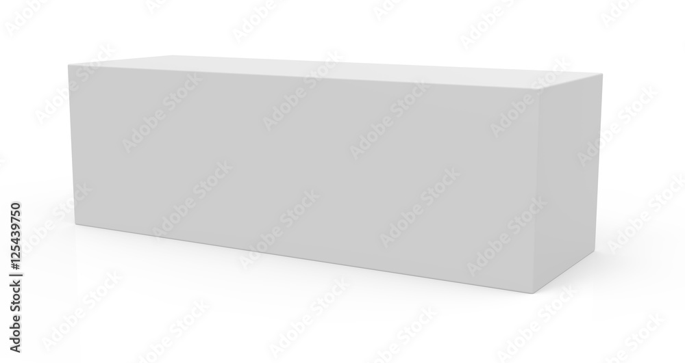 long box template box model Stock Illustration | Adobe Stock