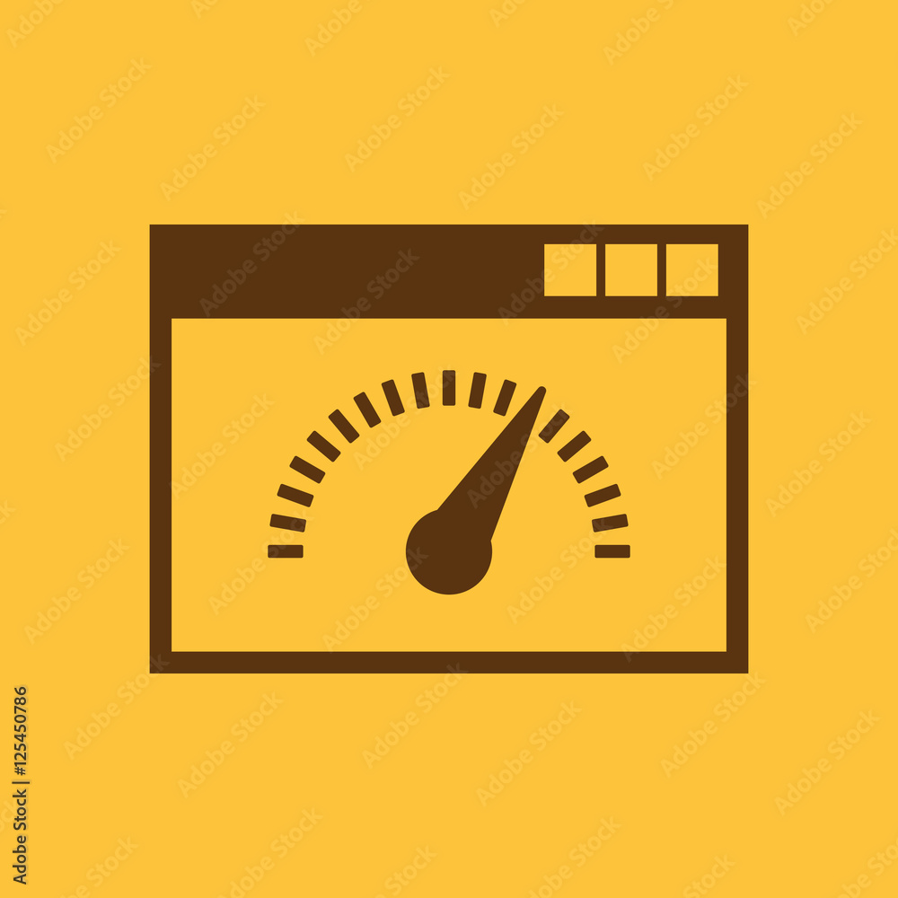 Speed internet test icon. vector design. Speed test symbol. web ...