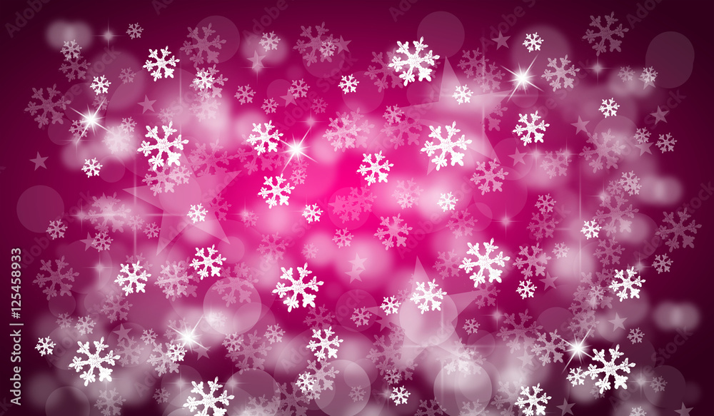 Pink christmas background Stock Illustration | Adobe Stock
