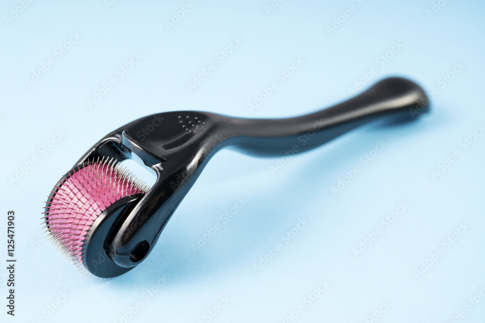 Derma roller for medical micro needling therapy. Tool also known as ...