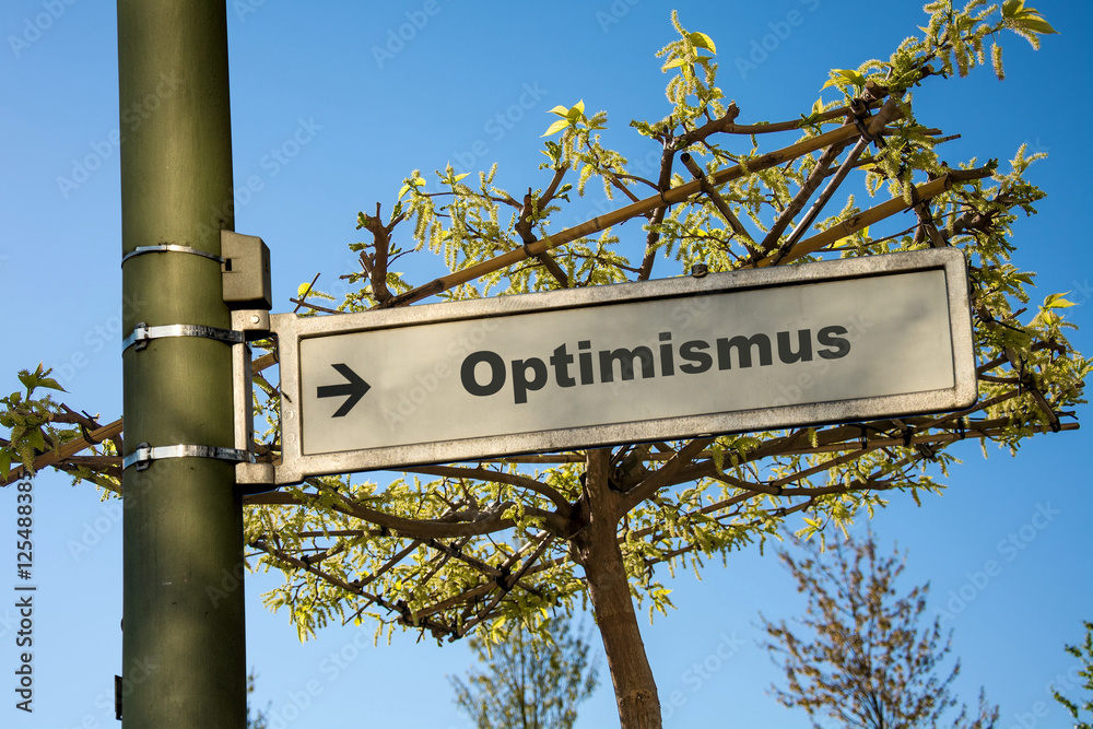 Schild 145 - Optimismus Stock-Illustration | Adobe Stock