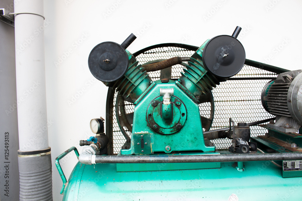 Triple Cylinder Reciprocating Air Compressors on Industry Stock Photo ...