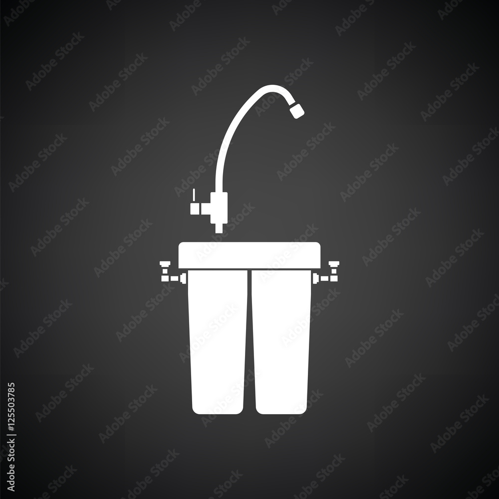 Water filter icon Stock Vector | Adobe Stock