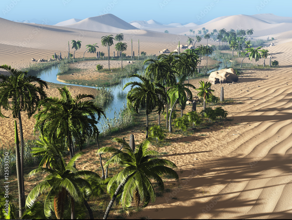 Fantasy Desert Landscape