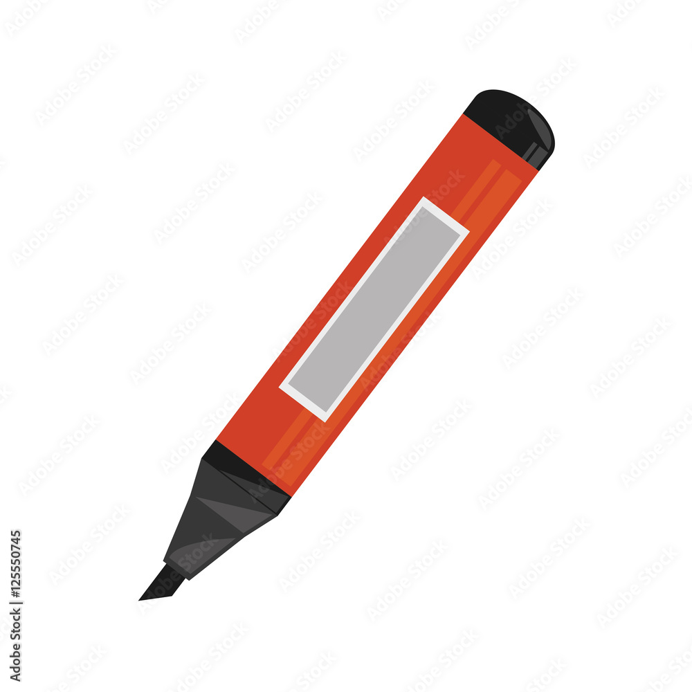 marker pen isolated icon vector illustration design Stock Vector ...