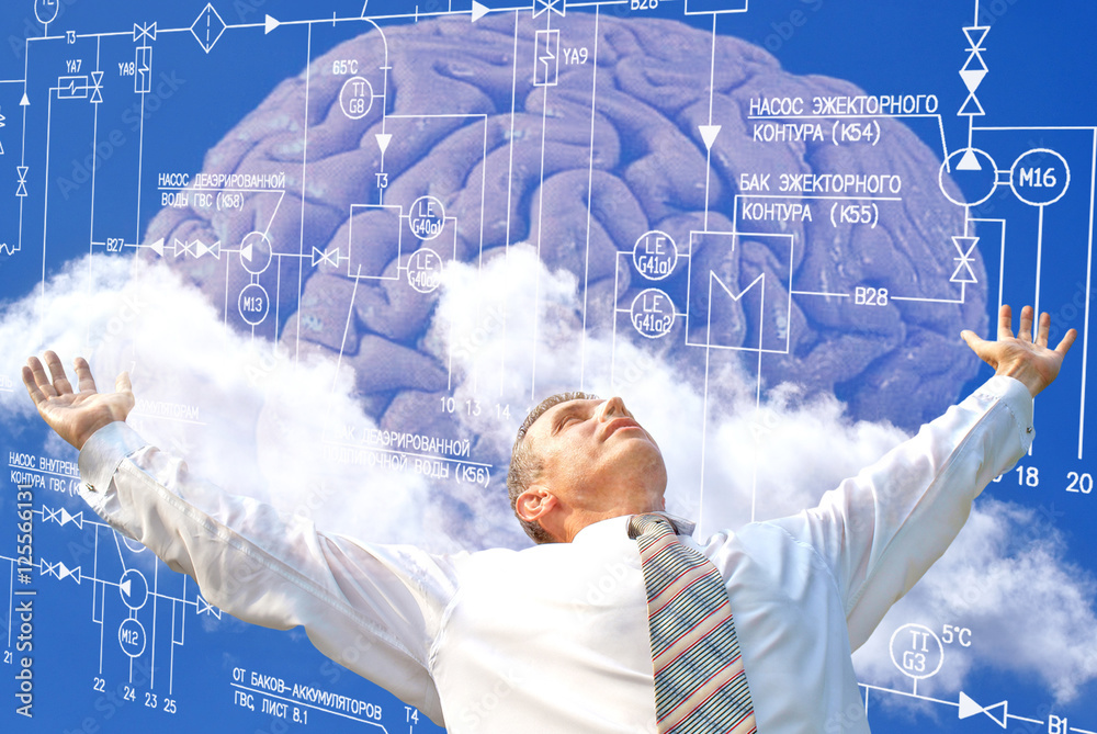 Engineering mind in technologies designing Stock-Foto | Adobe Stock