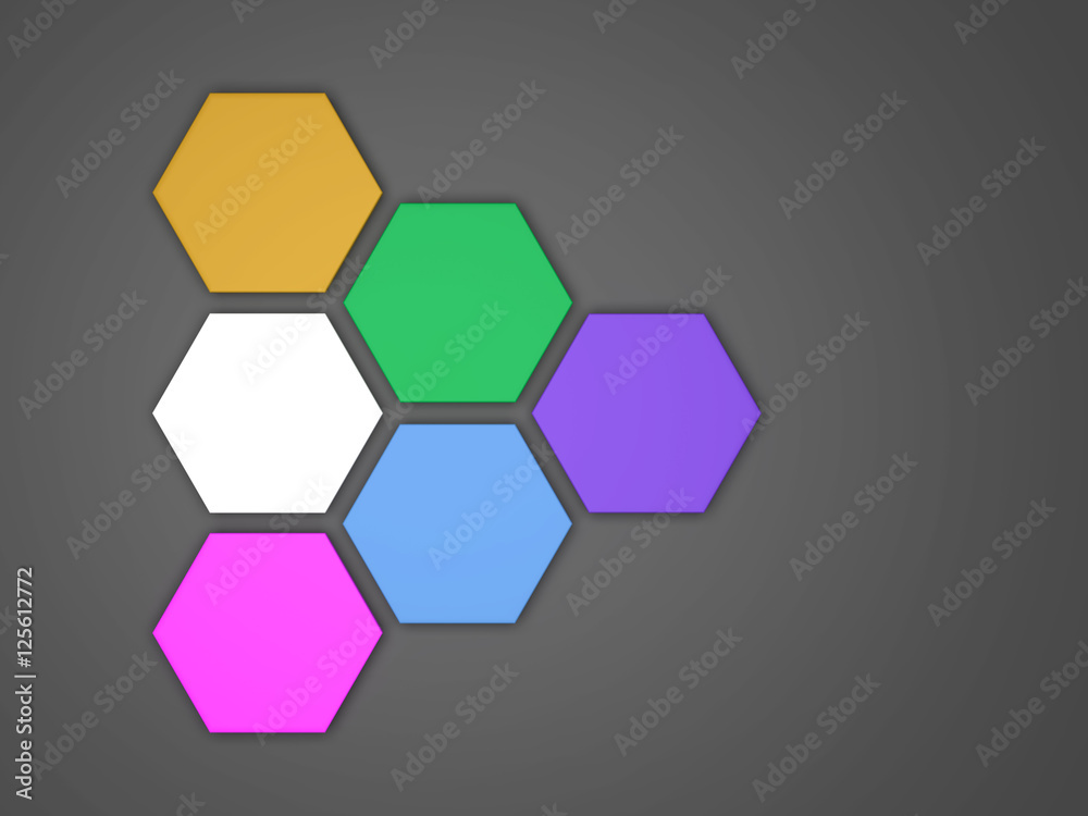 3D octagon template layout for business Stock Illustration | Adobe Stock