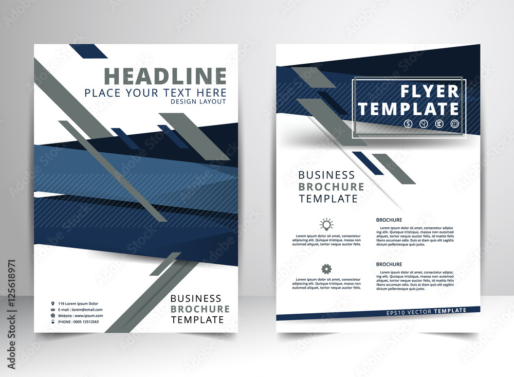 Abstract vector modern flyers brochure / annual report /design ...