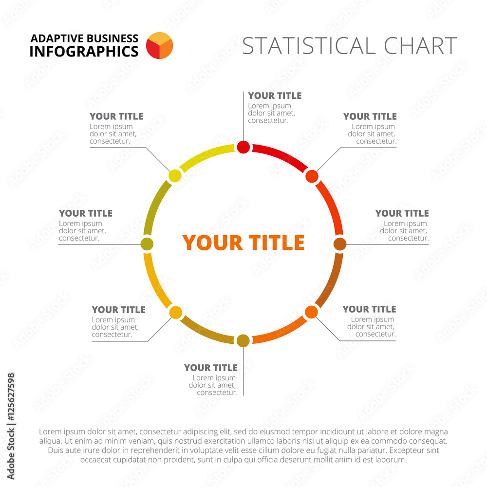 Eight Steps Cycle Diagram Slide Template Stock Vector | Adobe Stock