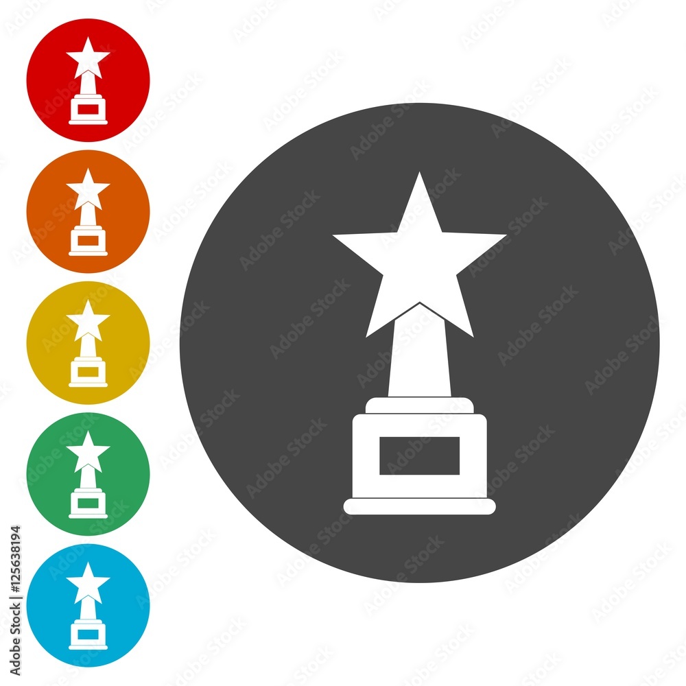 Award icon Stock Vector | Adobe Stock
