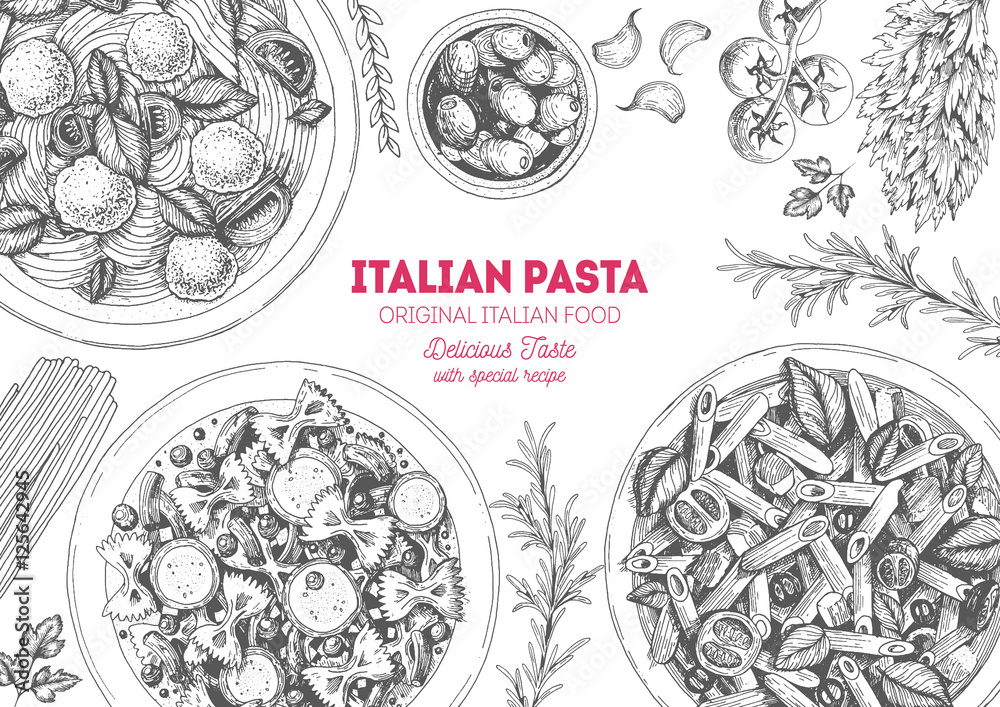 Hand Drawn Spaghetti