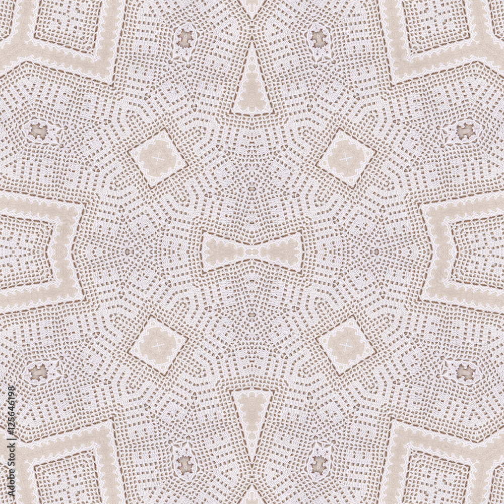 Cotton white crochet background, backdrop for scrapbook, top view ...