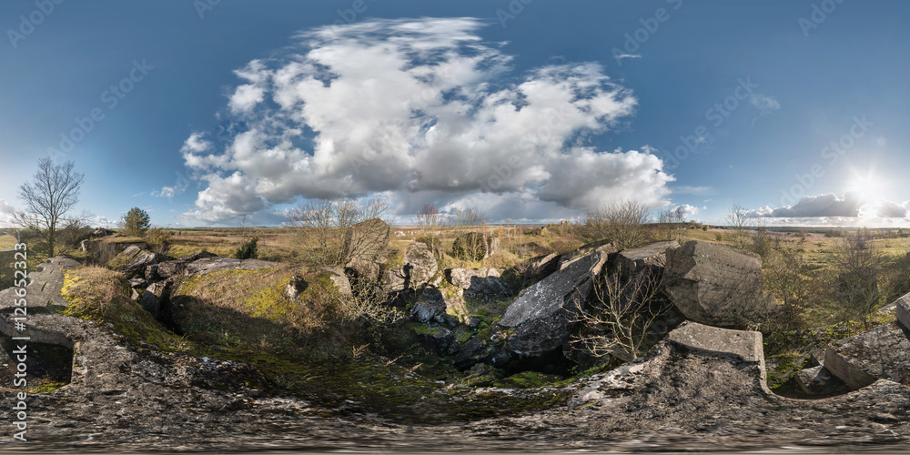 Full 360 equirectangular spherical panorama as background. Appro Stock ...
