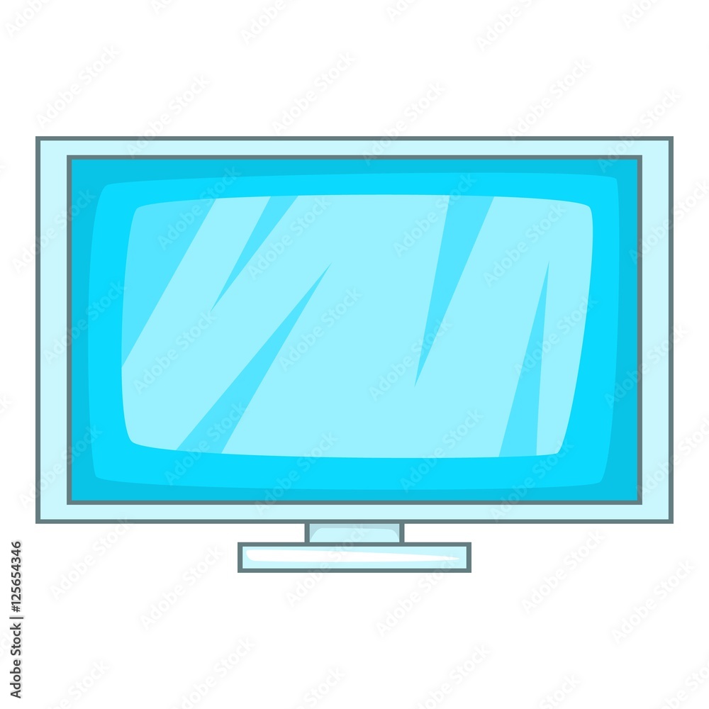 Computer display icon. Cartoon illustration of display vector icon for ...