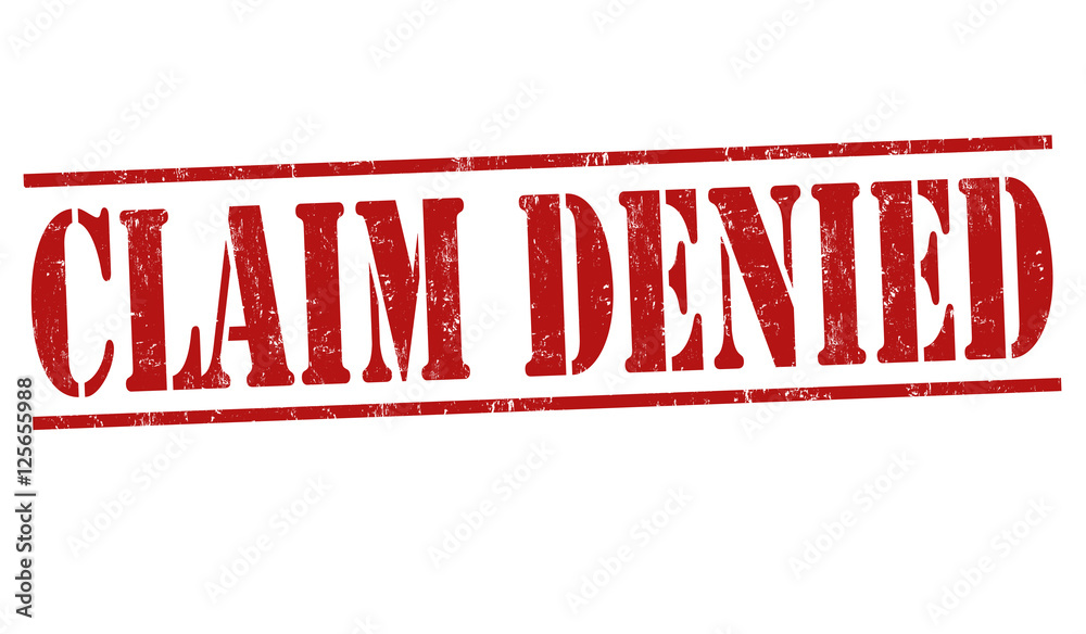 Claim denied sign or stamp Stock Vector | Adobe Stock