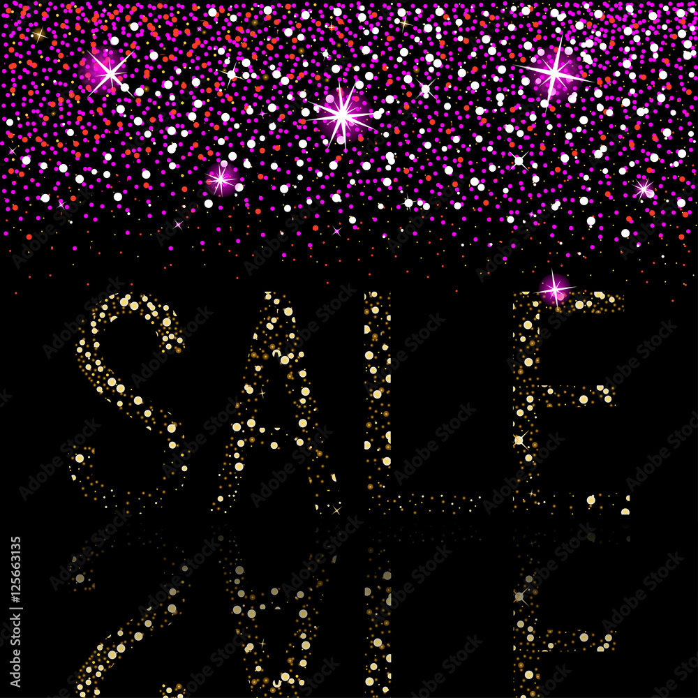 eps 10 vector sell-out poster. Sale and discount advertising banner for ...