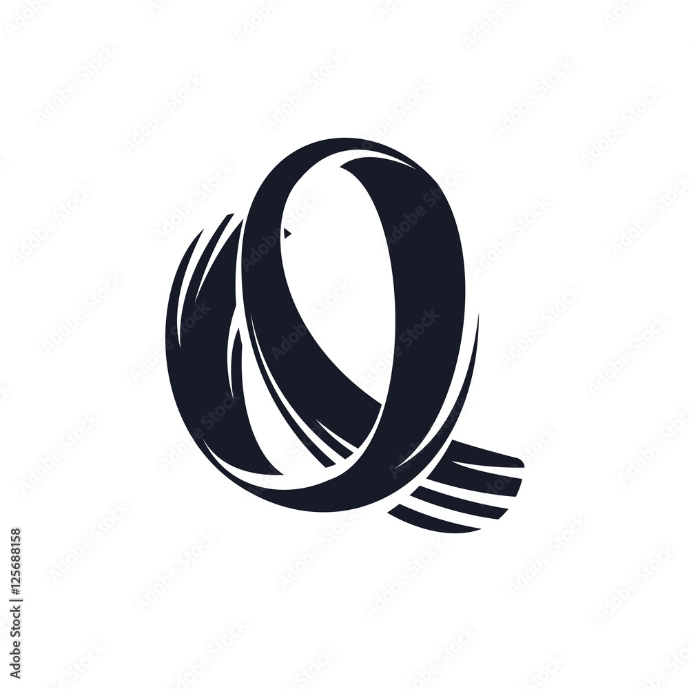 The Letter Q In Script