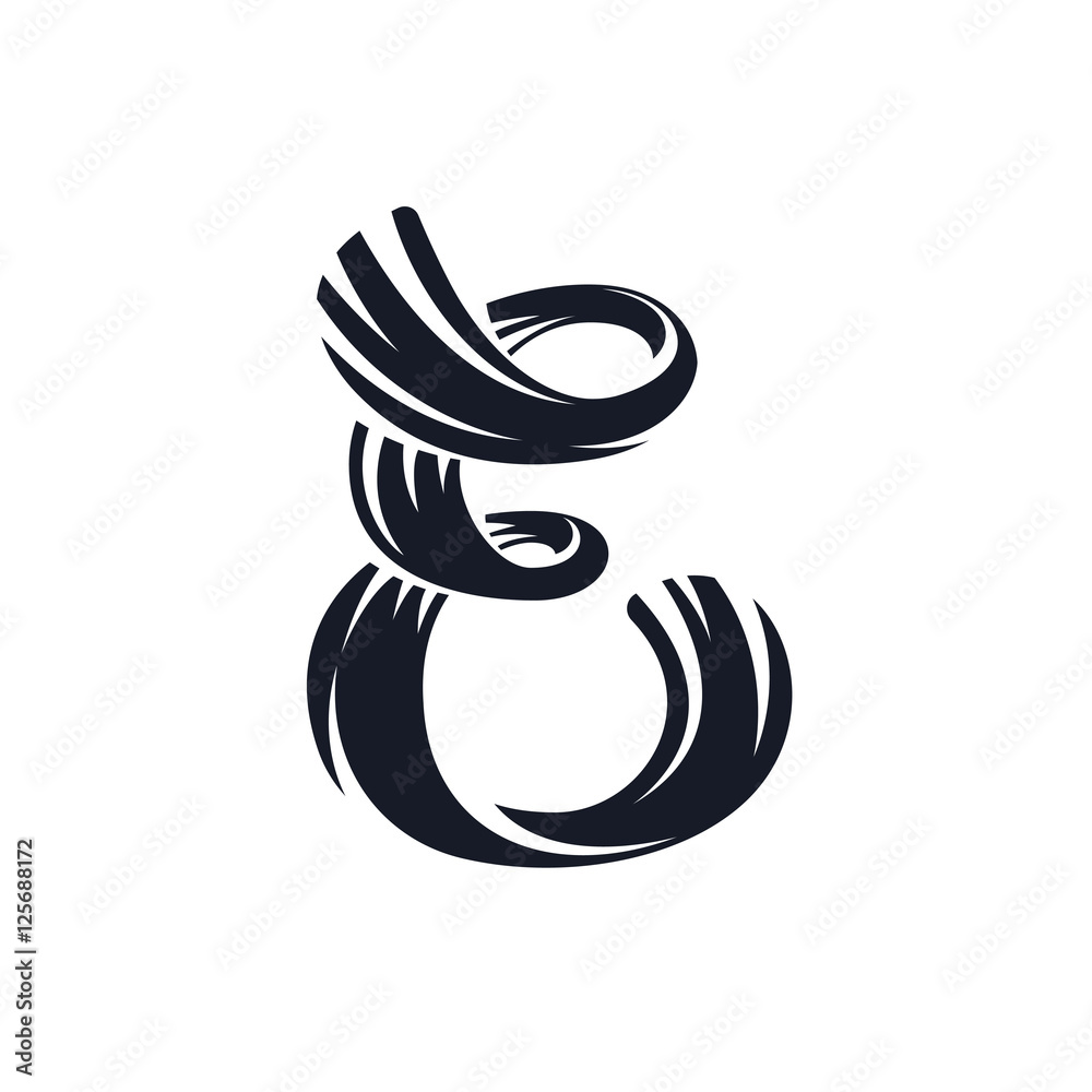 Elegant Letter E