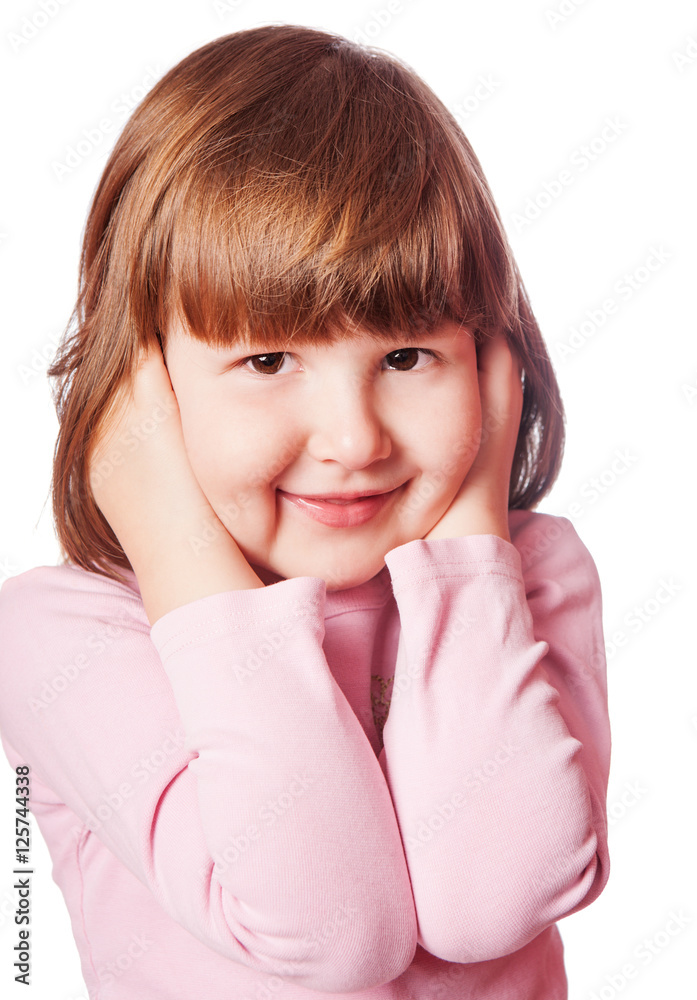 girl covering ears Stock Photo | Adobe Stock